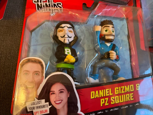 SPY NINJAS COLLECTIBLE Figures 2 Pack - Daniel Gizmo AND PZ Squire EUR ...