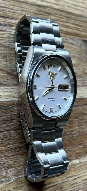 VINTAGE SEIKO 5 Automatic 7009-3131, 17 Jewels, Day/Date, 1980'S. Gwo ...