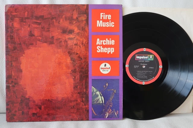 ARCHIE SHEPP FIRE music NEUF COMME NEUF US IMPULSE LP AVANT GARDE FREE ...