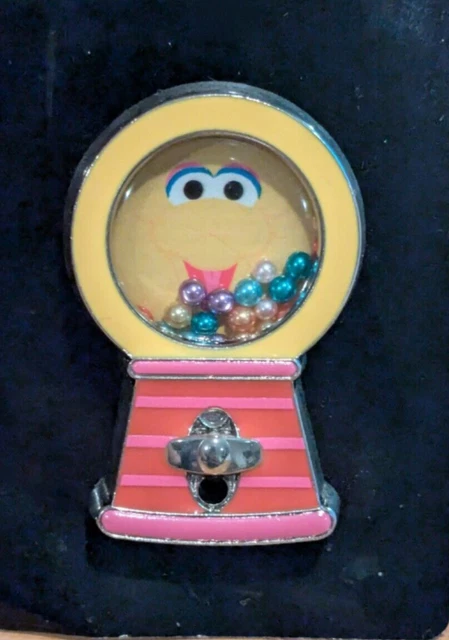 SESAME STREET PLACE Theme Park Big Bird Gumball Machine w/Colored Candy ...