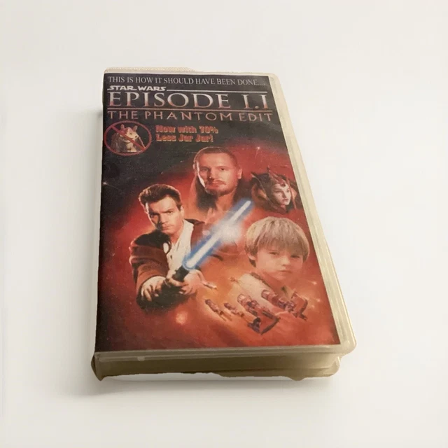 STAR WARS EPISODE I.I The Phantom Edit VHS RARE HTF Official Authentic ...