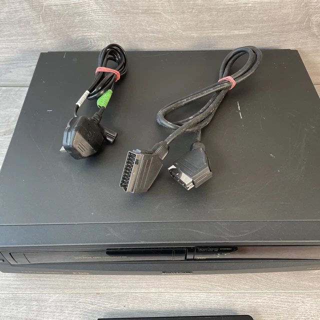 VINTAGE PANASONIC NV-F55 VHS Player/ Recorder Hi-Fi Stereo Black w ...