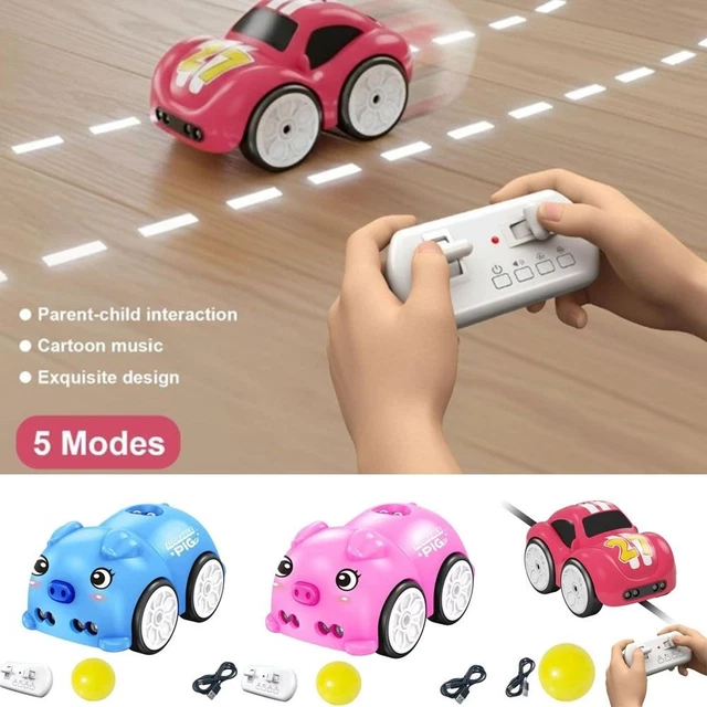 WITH 5 PLAY Modes Magic Follows Line Car Rechargeable Magic Mini Bus ...