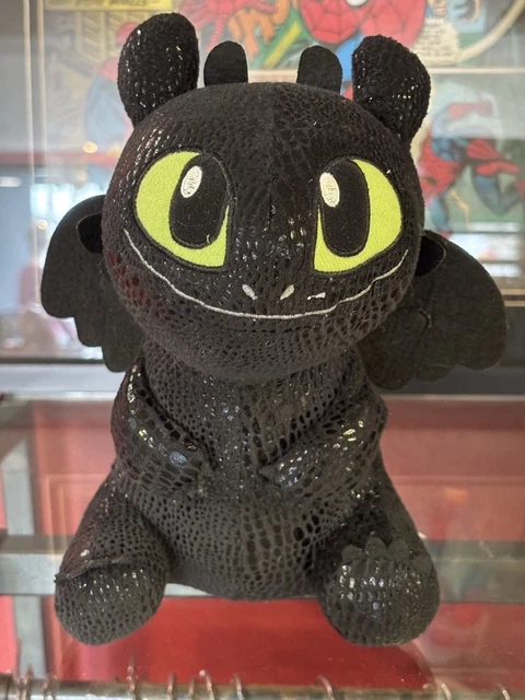 HOW TO TRAIN Your Dragon Night Fury Toothless Black Plush Soft Toy 24cm ...