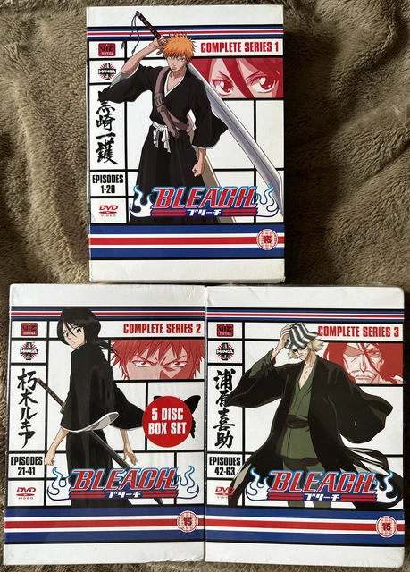 BLEACH COMPLETE SERIES 1,2,3 DVD Box Sets Manga Anime 2 and 3 still ...