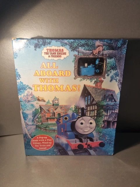 THOMAS THE TANK Engine Pop up Book, "All aboard with Thomas" £9.99 ...