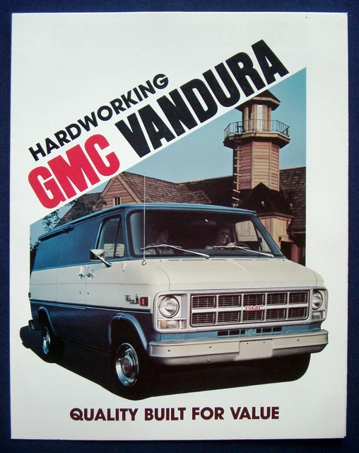 GMC VANDURA USA Market Van Sales Brochure 1982 #ADV 82-6 MAGNAVAN Rally ...
