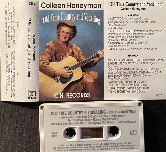 COLLEEN HONEYMAN OLD Time Country And Yodelling C.H. Records Cassette ...