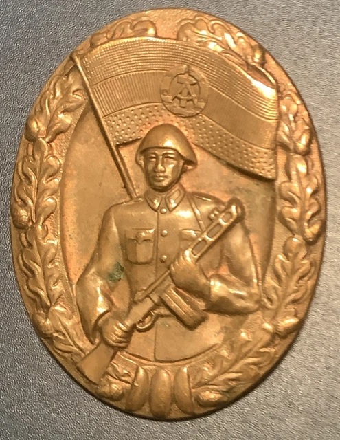 DDR PIN ABZEICHEN NVA Nationale Volksarmee Leistungsabzeichen Bronze ...