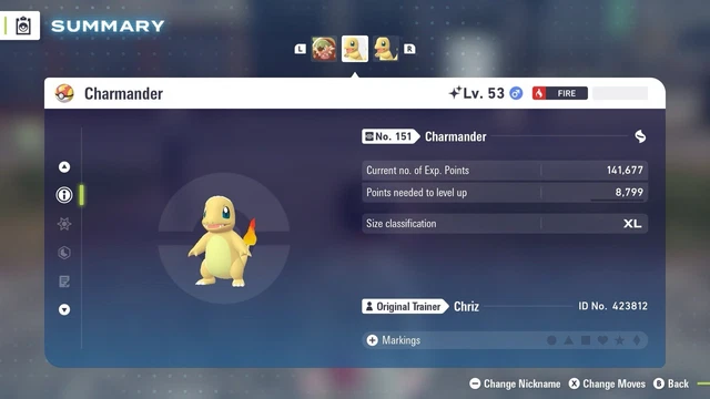 SHINY XL CHARMANDER Pokémon Legends Za Perfect IV With Masterball £1.17 ...
