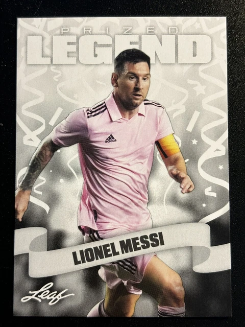 LIONEL MESSI ARGENTINA Inter Miami 2023 Leaf Prized Legend Mint #12 ...