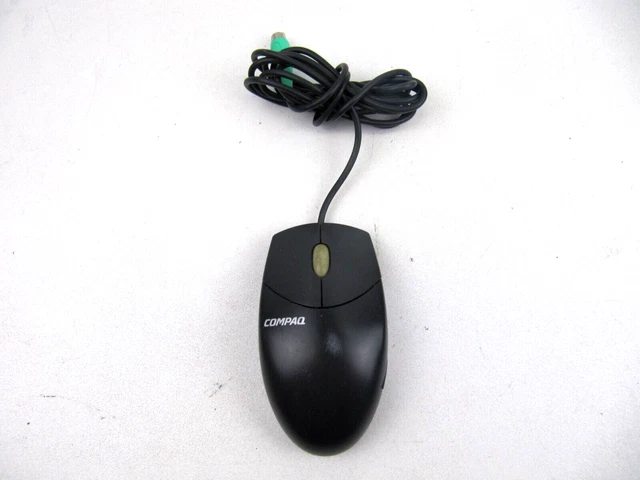 Compaq Logitech M S69 Mouse Ps2 Ps 2 Trackball Track Ball Vintage Retro Black 74 30 Picclick Au