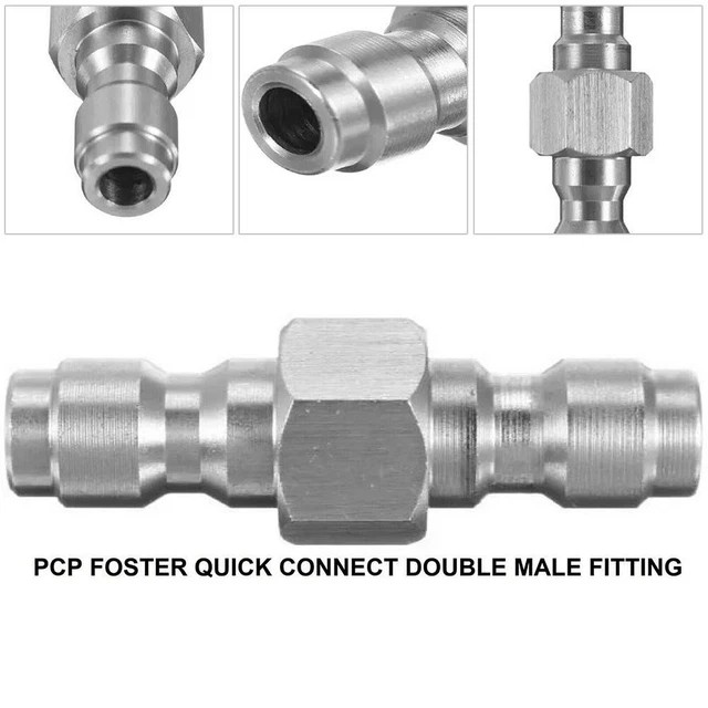 PCP VERBINDEN ADAPTER Edelstahl Foster Fitting Gasflaschen Kit ...