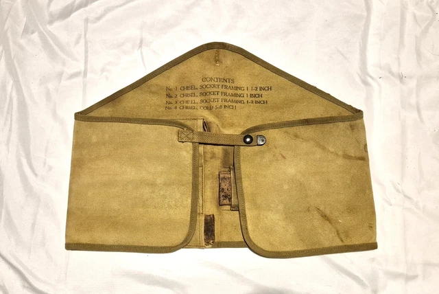 ORIGINAL WW2 AMERICAN US Army Artillery Carpenter Wheelwright Chisel ...