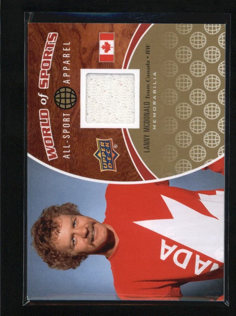MAILLOT DE JEU Lanny Mcdonald 2010 Upper Deck World Of Sports Af2413 ...
