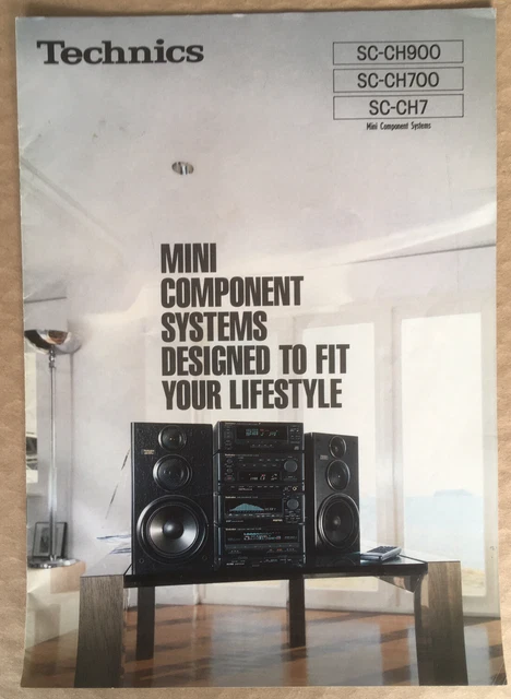 BROCHURE MARKETING DE vente originale Technics SC-CH900, SC-CH700, SC ...