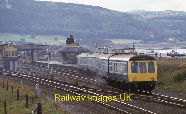 RAILWAY PHOTO 12X8 (A4) Class 4 car DMU on passenger train North Wales ...