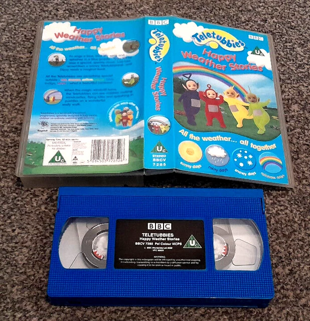 TELETUBBIES HAPPY WEATHER Stories Bbc Video Dipsy Pal Vhs Video ...