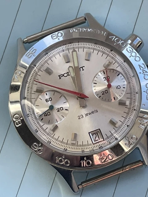 VINTAGE POLJOT CAL. 3133 Mechanical Chronograph Wristwatch Repair £128. ...