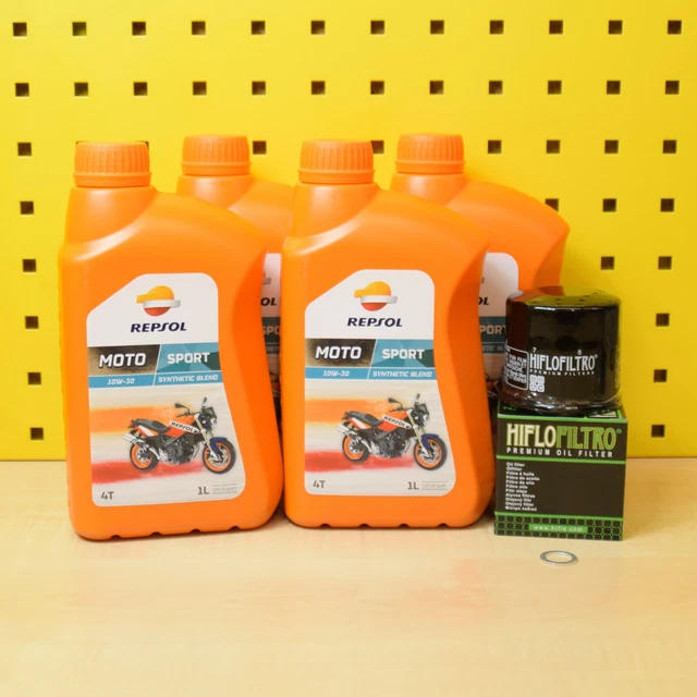 HONDA VFR 1200 X Année Fab. 12-18 Oelwechselset Huile Repsol Moto Sport ...