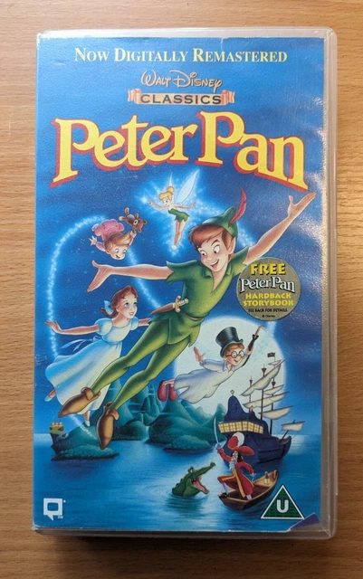 PETER PAN - Walt Disney - VHS PAL Video Tape - Excellent Condition EUR ...