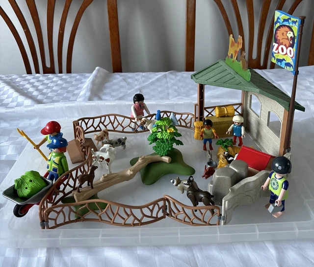 PLAYMOBIL CITY LIFE Large Zoo 6635 Petting Station With Accessories £15 ...