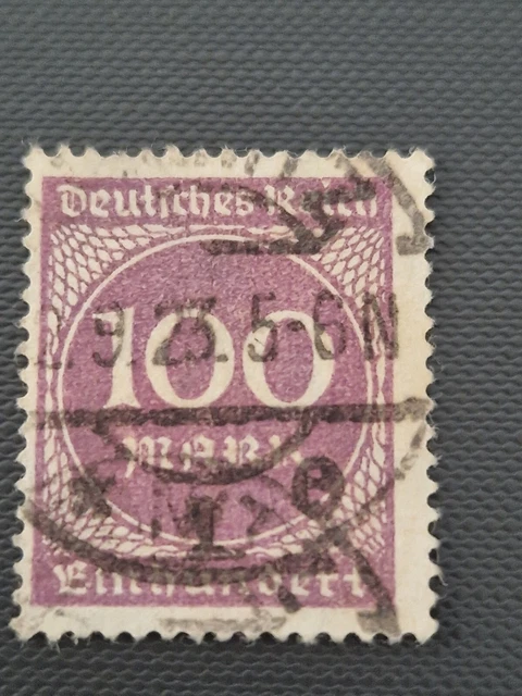 BRIEFMARKEN DEUTSCHES REICH Inflation 1923 Michel MI 268 EUR 2,00 ...