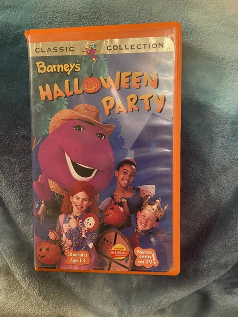 BARNEY'S HALLOWEEN PARTY (VHS, 1998) Barney Classic Collection Vidéo ...