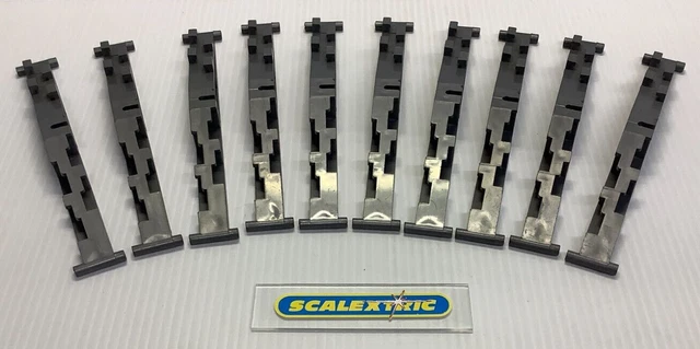 10 FRENCH SCALEXTRIC 1960s A229 GRANDE BRIDGE SUPPORTS (FROM 2 TO 4 ...