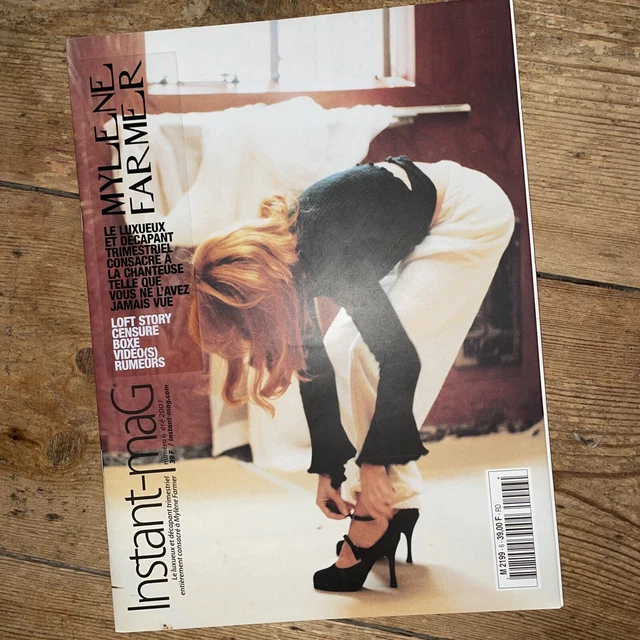 MYLENE FARMER INSTANT mag magazine Ete 2001 Numéro 6 Rare EUR 11,86 ...