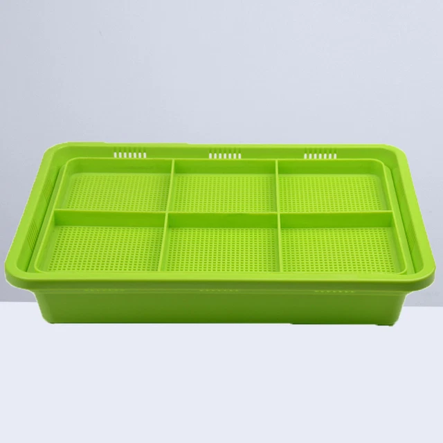 MICROGREENS GROWING TRAY Bean Sprout Grower Indoor Plastic Plant Tray £ ...