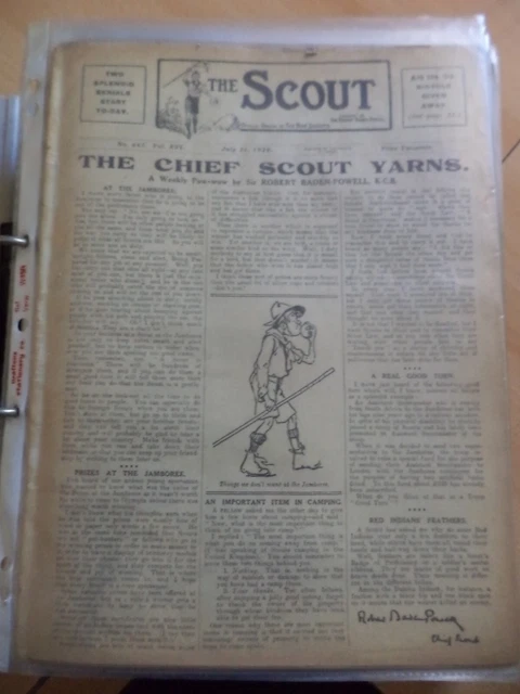 THE SCOUT OLD antique BOY SCOUTING MAGAZINE 1920S 18 dec 1920 malcolm ...