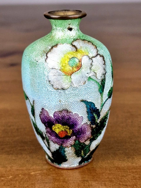 A JAPANESE GINBARI Cloisonne Vase by Ota Hyozo £75.00 - PicClick UK