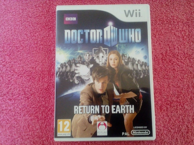 DOCTOR WHO.RETURN TO EARTH.BBC NINTENDO Wii DVD.OTTIMA CONFEZIONE CON ...