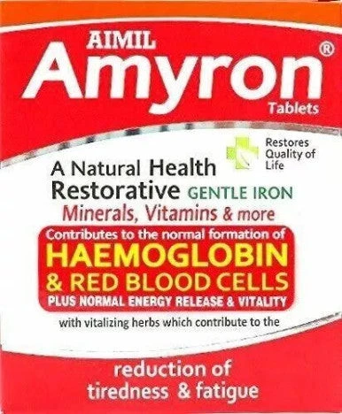 AMYRON INCREASE HAEMOGLOBIN and red blood cells, reduction of tiredness ...