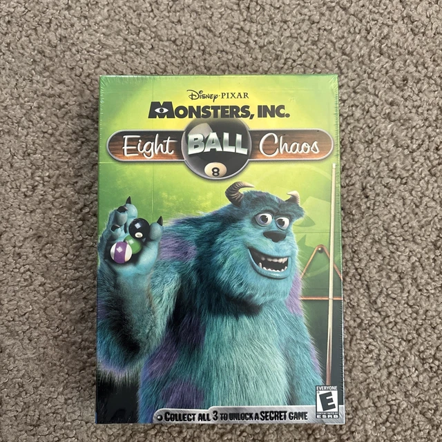 MONSTERS, INC.: EIGHT Ball Chaos (PC) Disney Pixar Brand New Factory ...