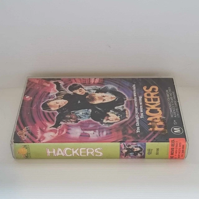 HACKERS (VHS, 1995) Cult Classic 90s Movie RARE Aus Copy VHS Video Tape ...