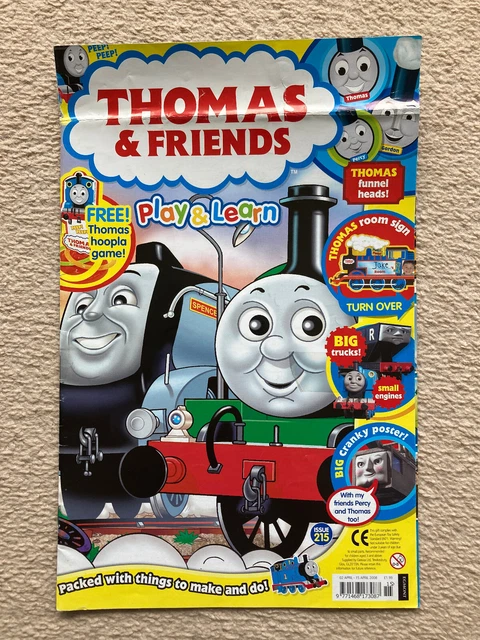 THOMAS AND FRIENDS Play and Learn Magazine 215 from 2008 with Poster £7 ...