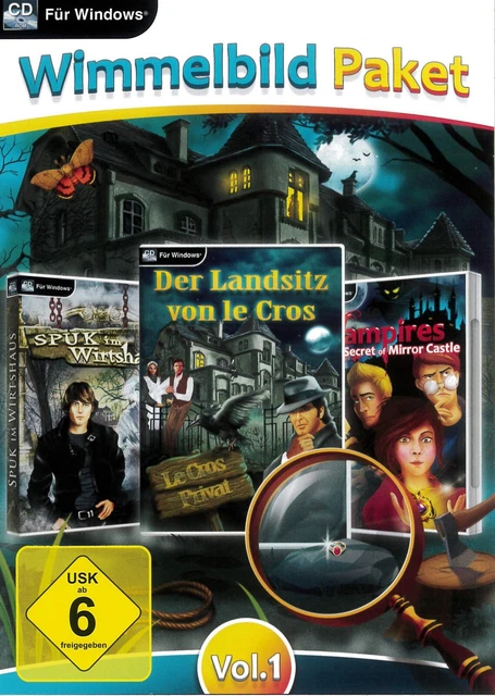 WIMMELBILD PAKET VOL.1 - 3 Spiele in einer Box - PC CD-ROM EUR 4,99 ...