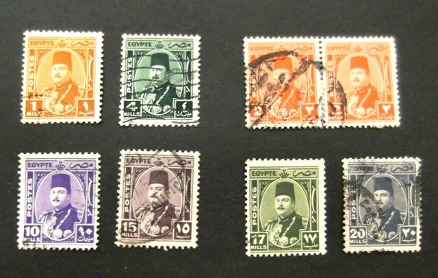 EGYPT-1944-KING FAROUK COLLECTION-USED £1.03 - PicClick UK