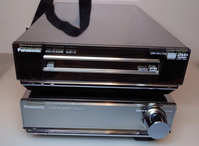 PANASONIC DVD/CD PLAYER & AV Control Receiver SL-DT100/SA-DT100 £29.99 ...