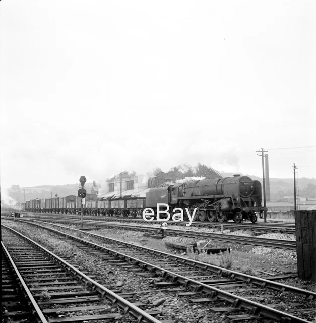 RAILWAY STEAM NEGATIVE 9F 92053 Milner Royd Junction 8/10/66 ...