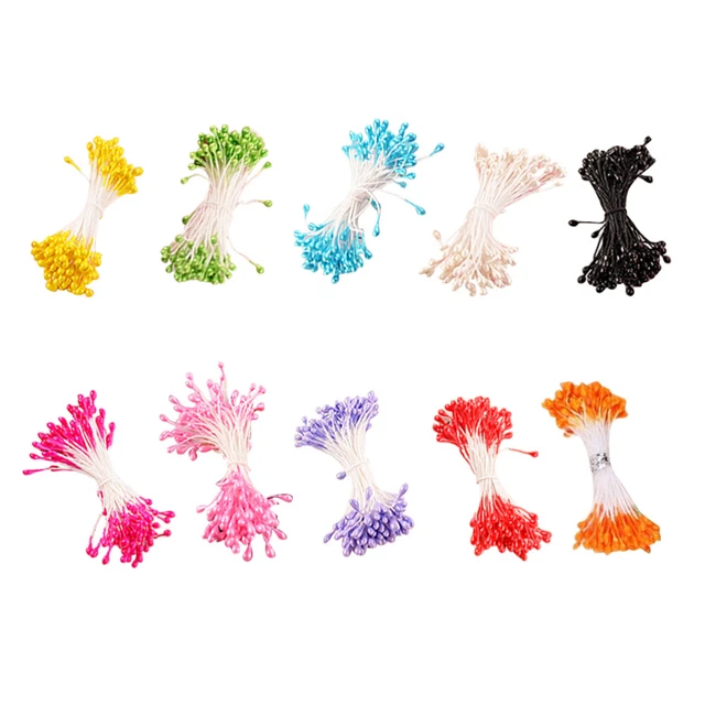 10 BUNDLES STAMENS Flower Making Holiday Flower Making Artificial Trees ...
