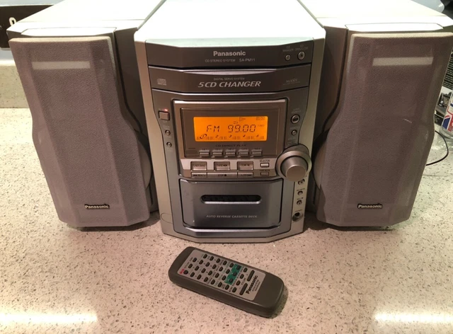PANASONIC SA-PM11 | HiFi Stereo System - 5 CD Changer / Tape Deck / AM ...