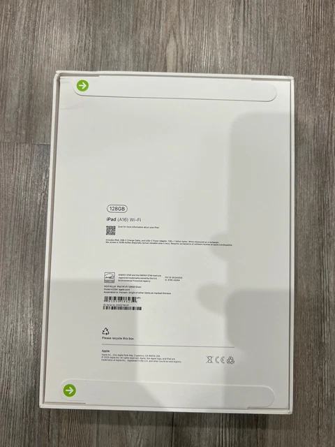 APPLE IPAD A16 Wi-Fi 128GB 11th Gen Silver MD3Y4LL/A Model A3354 Brand ...