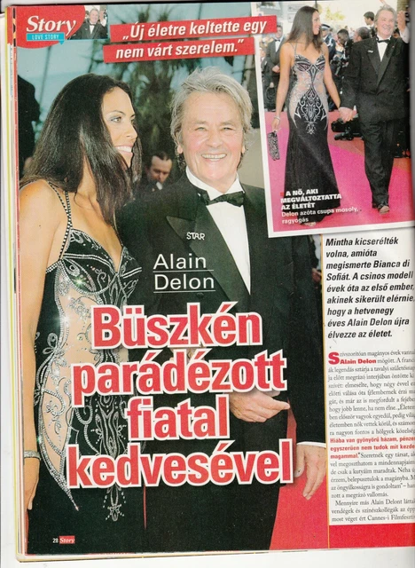MAGAZINE HONGROIS ALAIN Delon, Britney Spears, Sharon Stone EUR 4,58 ...