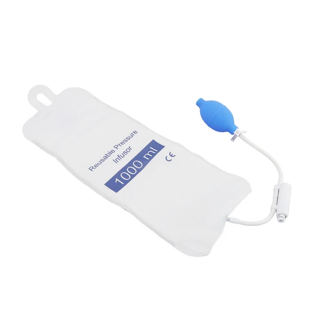 (1000ML)PRESSURE INFUSION BAG 500ml / 1000ml / 3000ml Fluids Cuff With ...