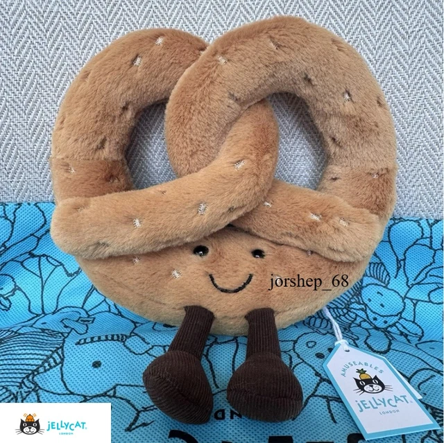 JELLYCAT AMUSEABLES PRETZEL Plush Doll Toy Adorable Fun Gift With ...