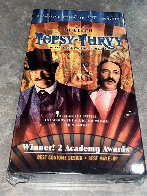 TOPSY-TURVY VHS 1999 Jim Broadbent Gilbert & Sullivan Musical Drama ...