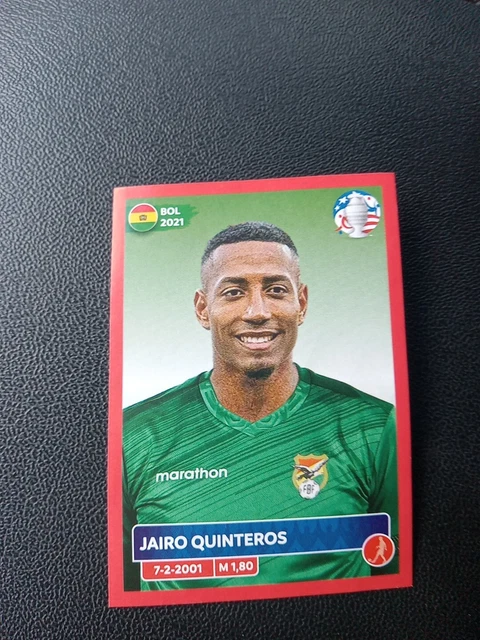2024 PANINI COPA America autocollant Jairo Quinteros ROUGE PARALLÈLE SP ...